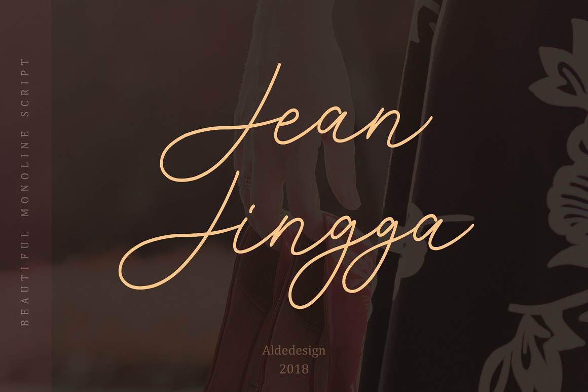 Jean Jingga Trending Fonts - Digital Font | Inspire Uplift