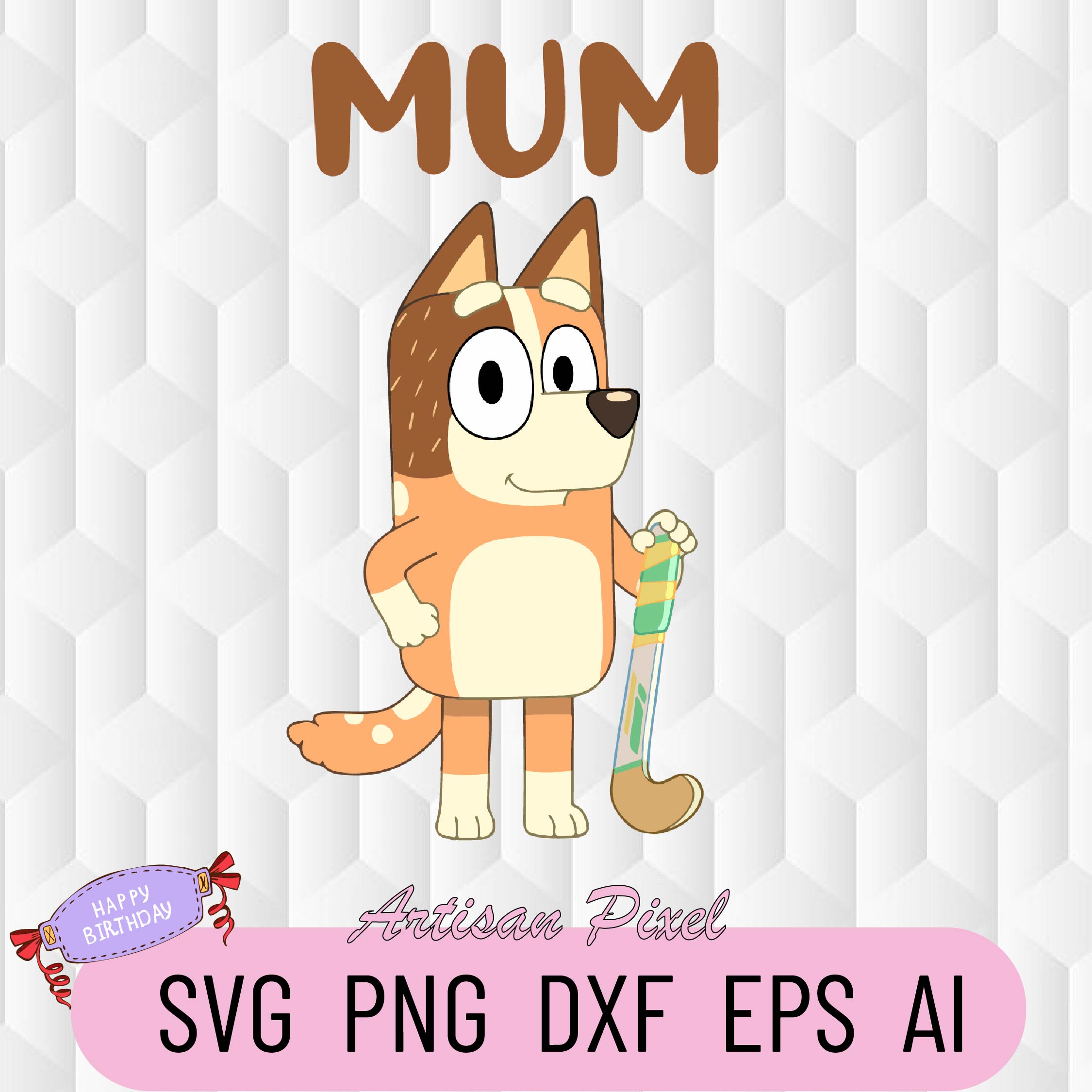 Bluey Disney Party Family Matching Svg, Bluey Mom Svg, Bluey - Inspire ...