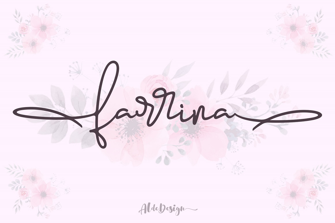 Farrina Script Trending Fonts - Digital Font - Inspire Uplift