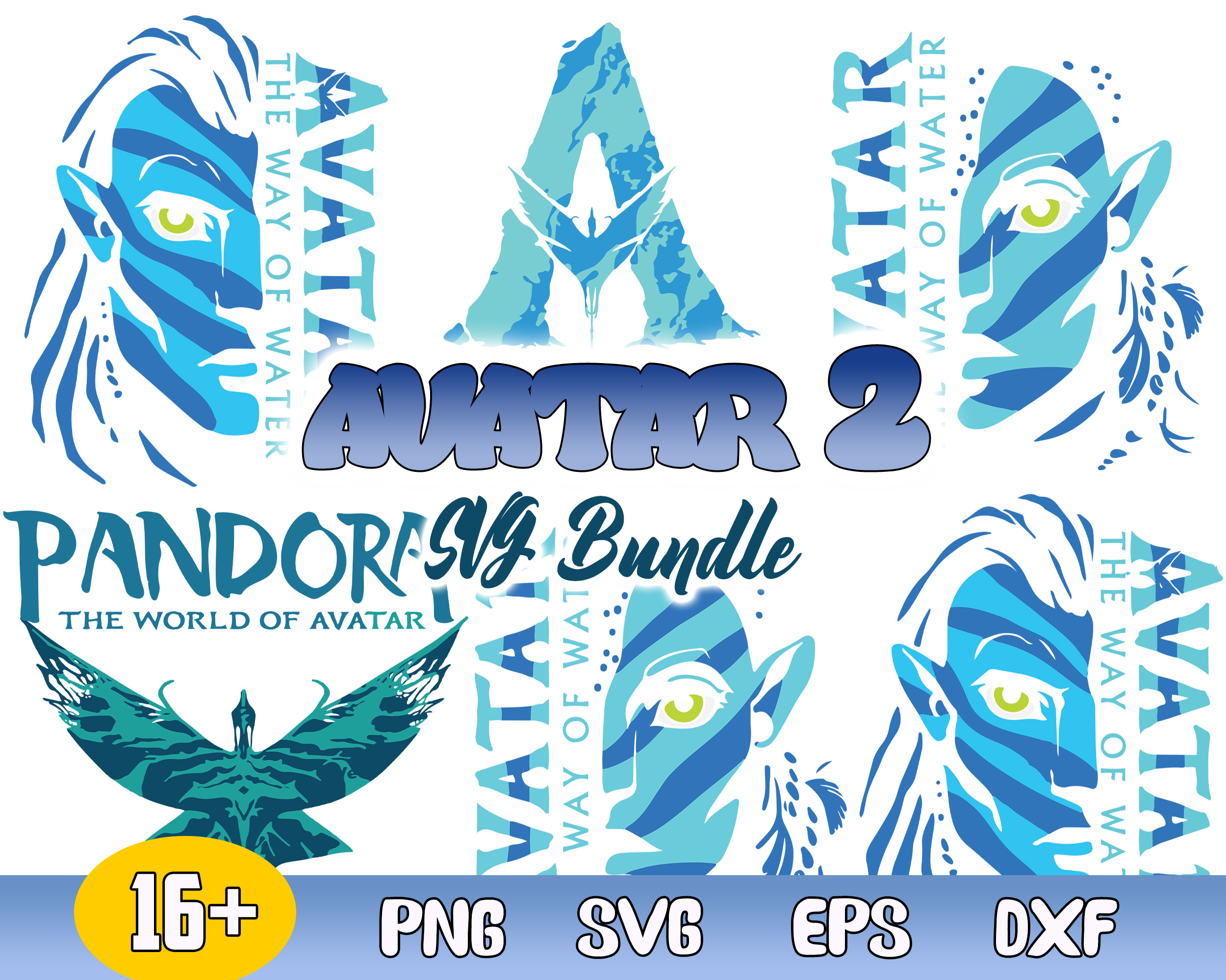 Avatar 2 Bundle Svg, Jake Sully Avatar 2 Svg, Avatar The Way | Inspire ...