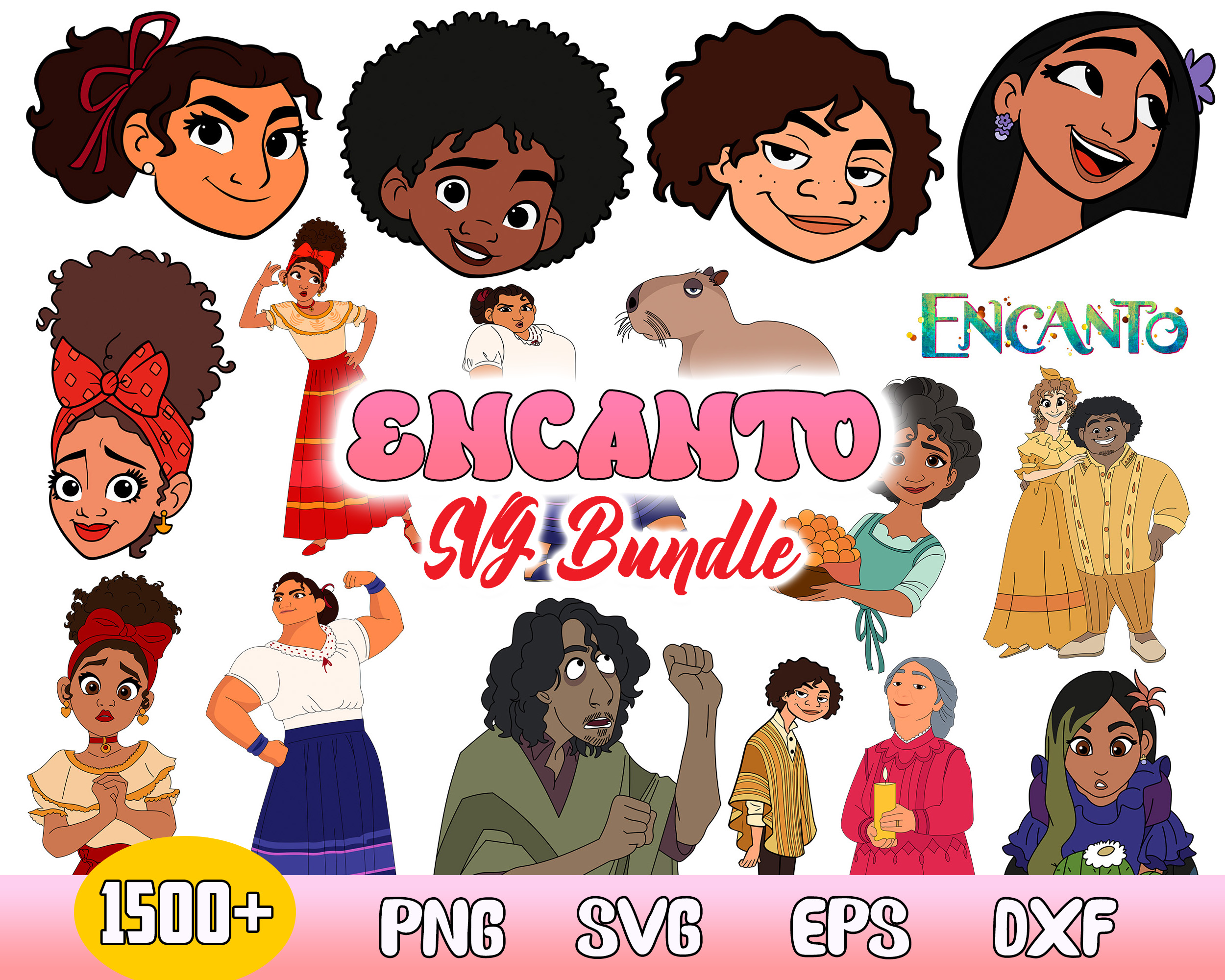 Encanto Bundle Svg, Disney Encanto Svg, Encanto Clipart, Enc - Inspire ...