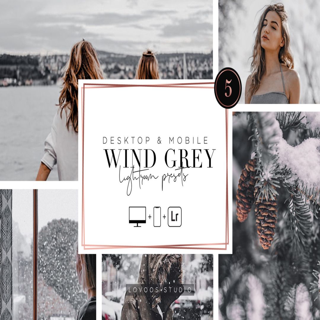 WIND GREY – Lightroom Presets Mobile & Desktop Presets | Inspire Uplift