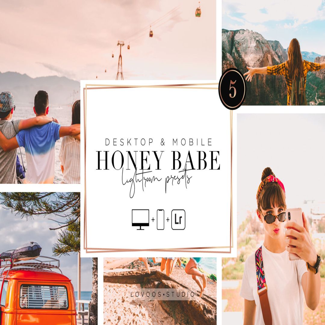 HONEY BABE – Lightroom Presets Mobile & Desktop Presets | Inspire Uplift