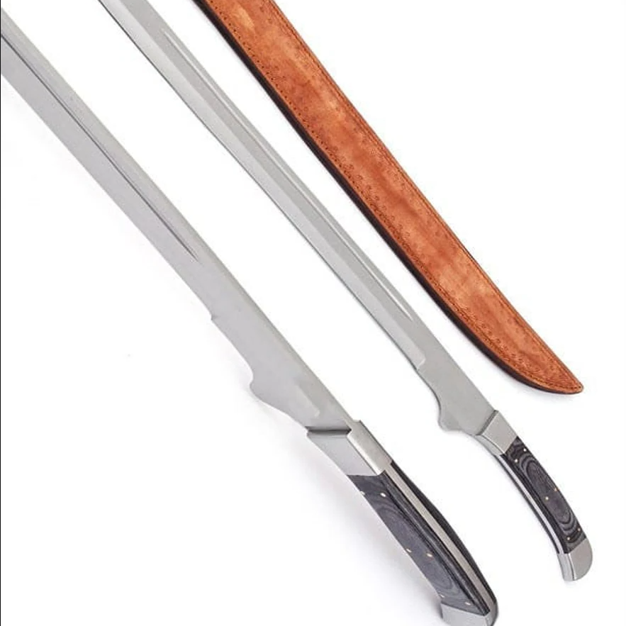 Hunting sword single edge, custom hand forged, high carbon s | Inspire ...