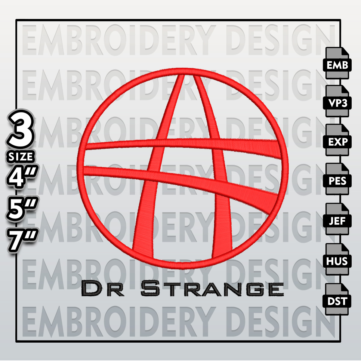 Doctor Strange Embroidery Designs, Doctor Strange Logo Embro | Inspire ...