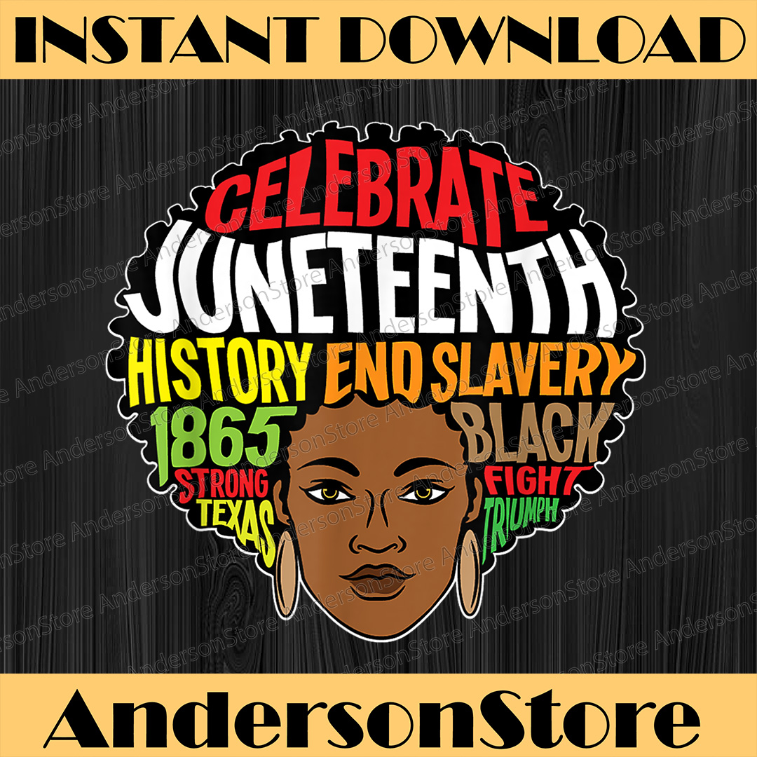 Juneteenth Afro Melanin Africa Ancestors Freedom Black Histo - Inspire ...