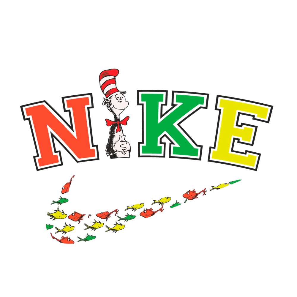 Cat In The Hat Nike Dr Seuss Brand SVG Graphic Designs Files | Inspire ...