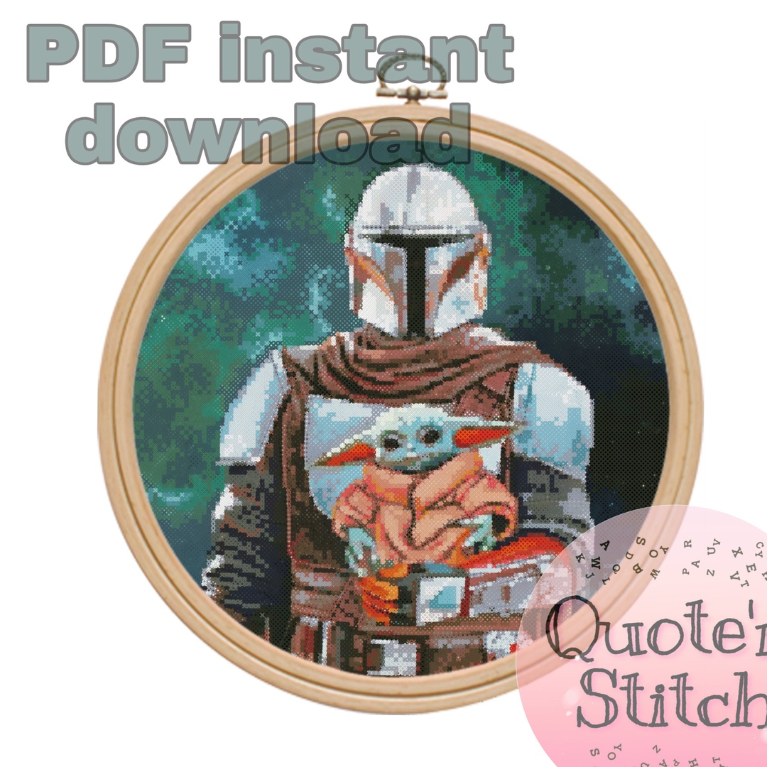 Starwars Cross Stitch Pattern, Embroidery Decor, Instant Dow - Inspire ...