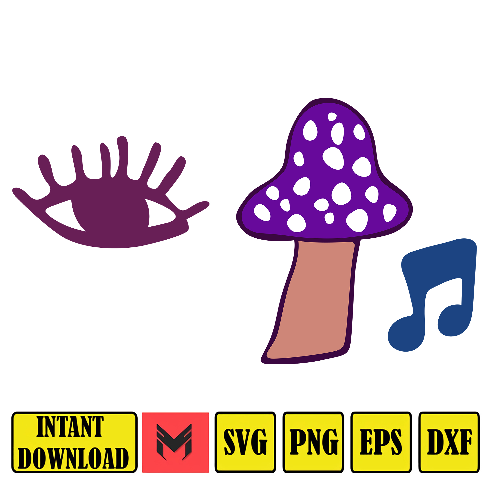 Hongo ojito nota musical svg,Karol g alphabet svg, Karol g S | Inspire ...