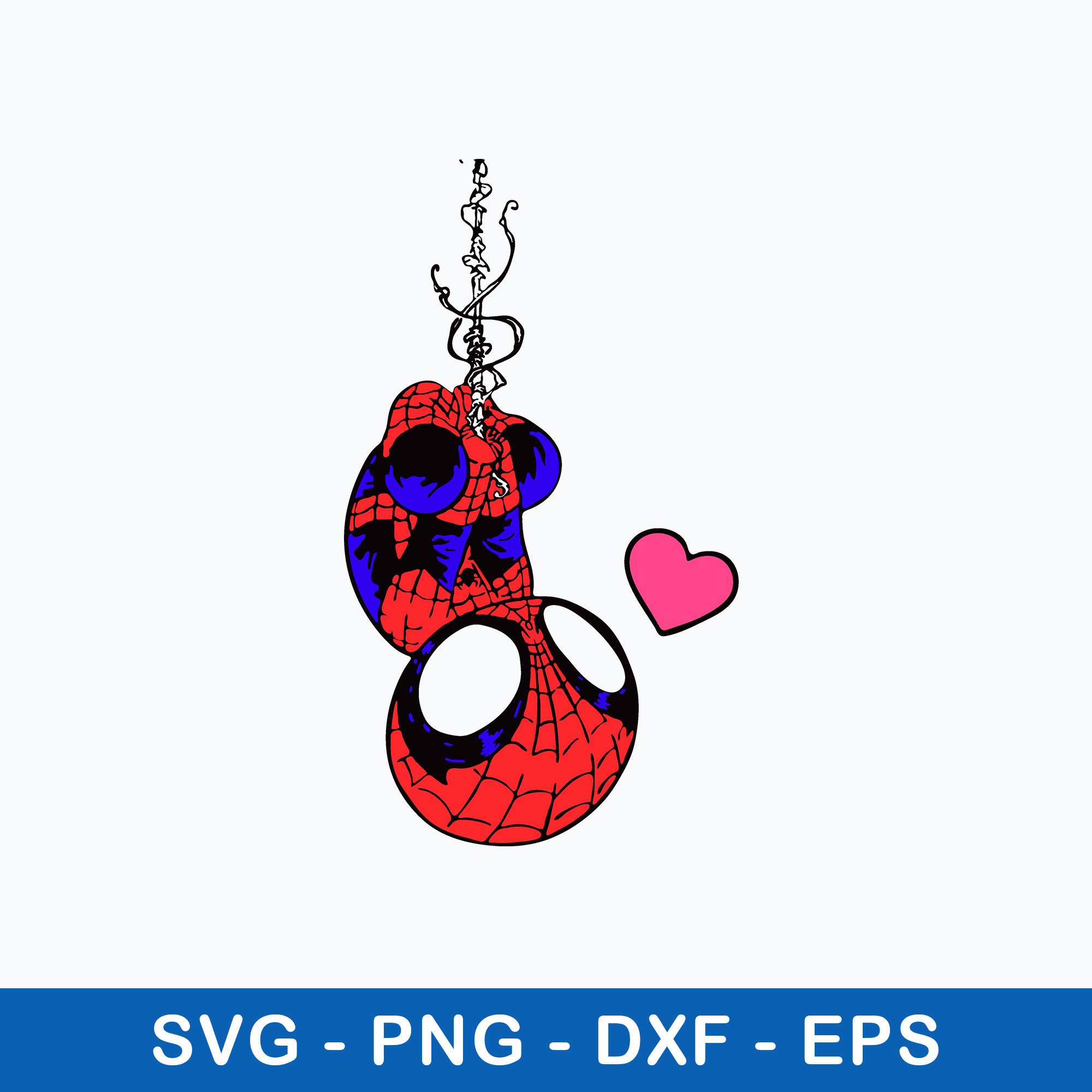 Spiderman Love Svg, Spiderman Svg, Superhero Svg, Png Dxf Ep - Inspire Uplift