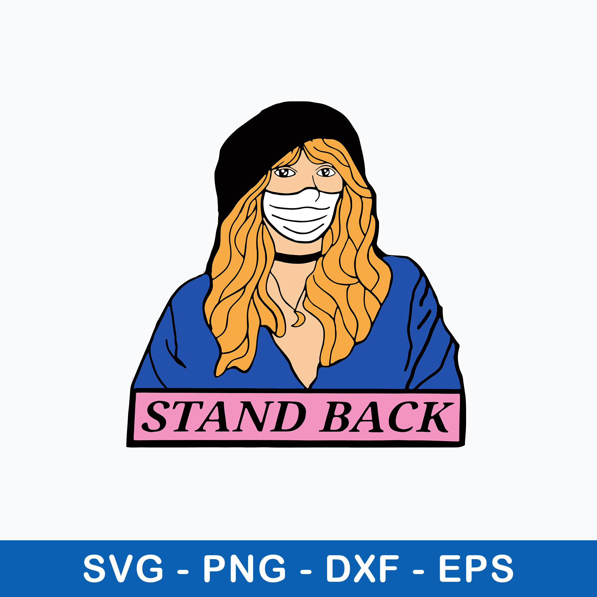 Stevie Nicks Stand Back Face Mask Coronavirus Covid 19 Svg, - Inspire ...