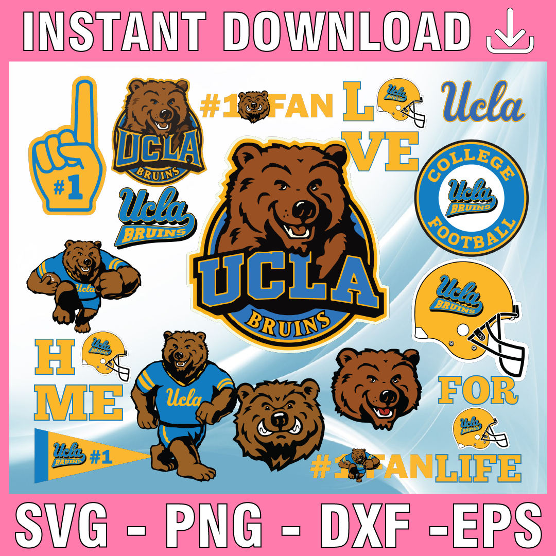 17 Files UCLA svg Bundle, NCAA Teams Svg, NCAA svg, Sport bu | Inspire ...