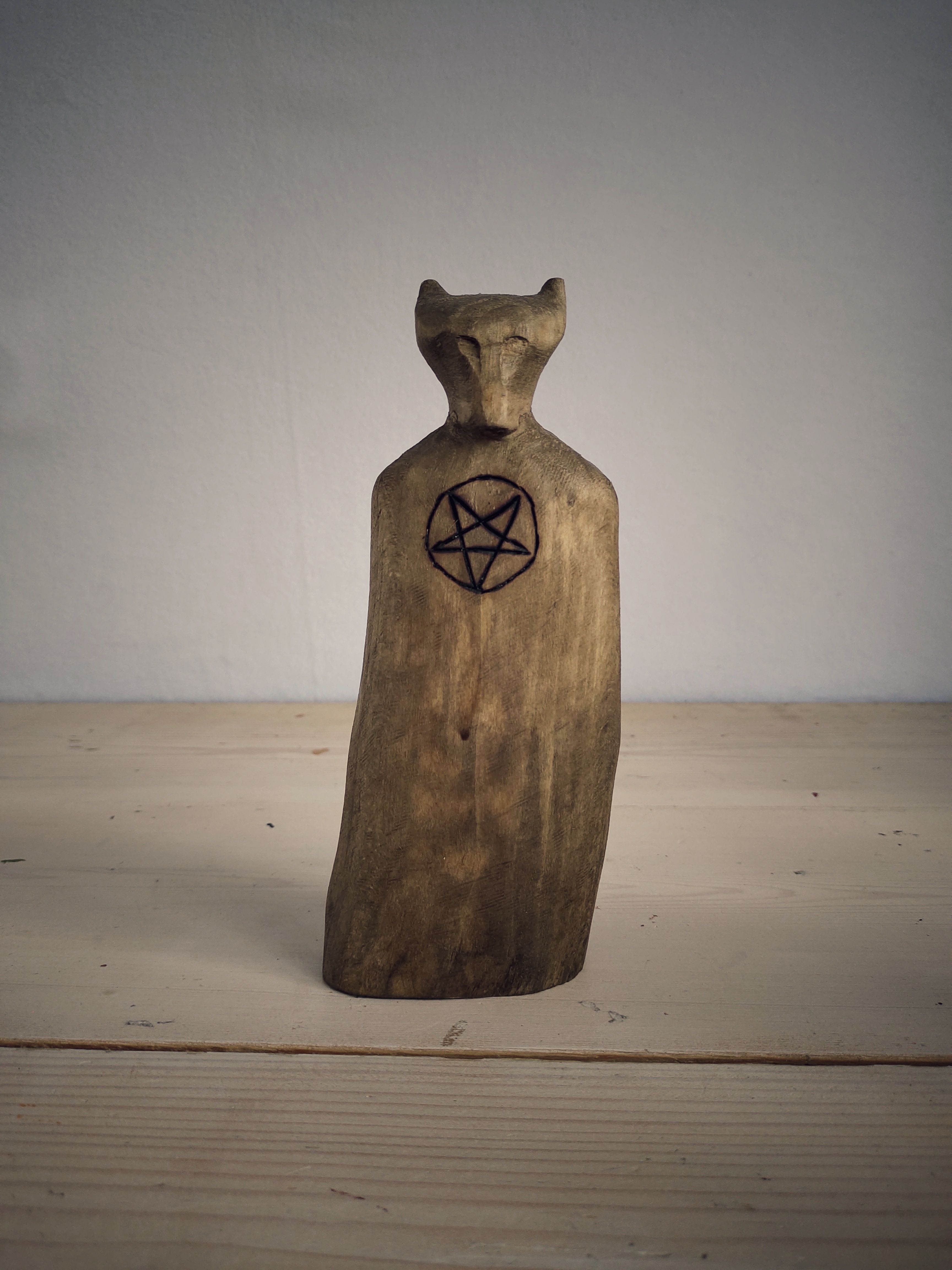 Baphomet, Satan, Wooden statue, Fallen angel, Demon, Lucifer | Inspire ...