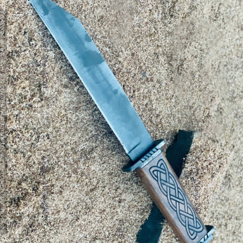 Beautiful Seax Knife, Medieval Viking Knife, Hunting Knife | Inspire Uplift