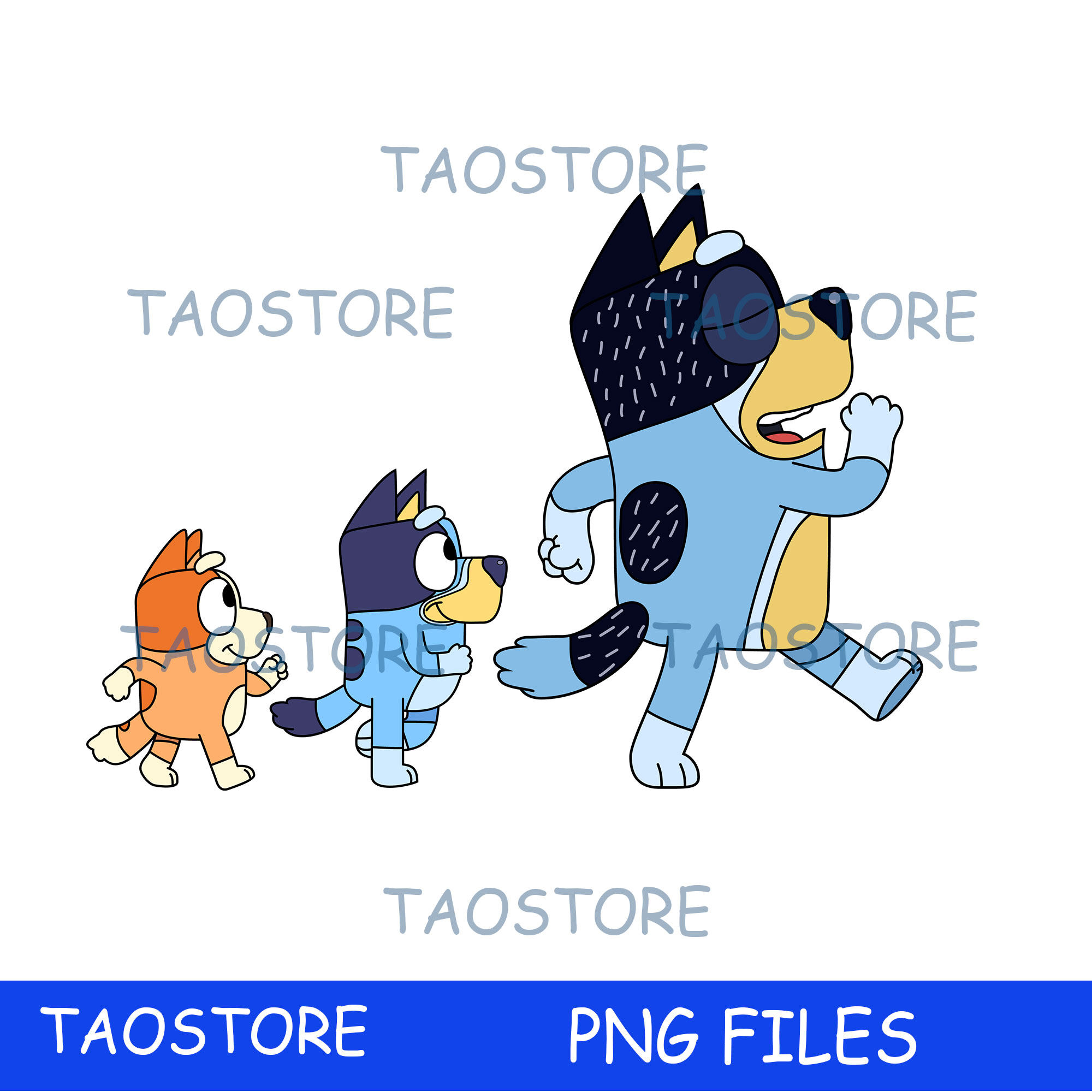 BLUEY characters Cartoon,Birthday Party Digital, PNG, png fi | Inspire ...