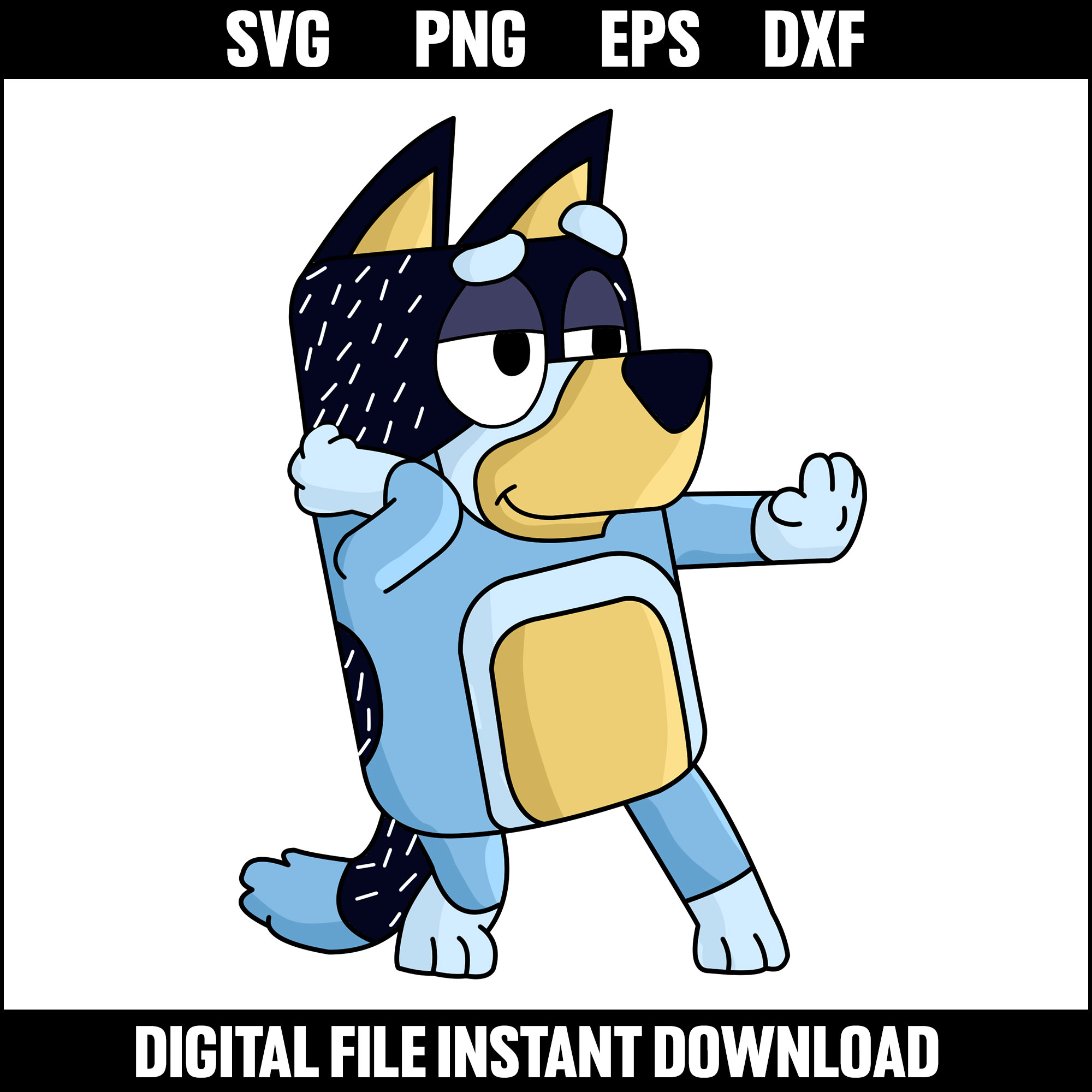 Bluey svg, Blue Dog Birthday svg, Blue Dog Family PNG, Blue - Inspire ...