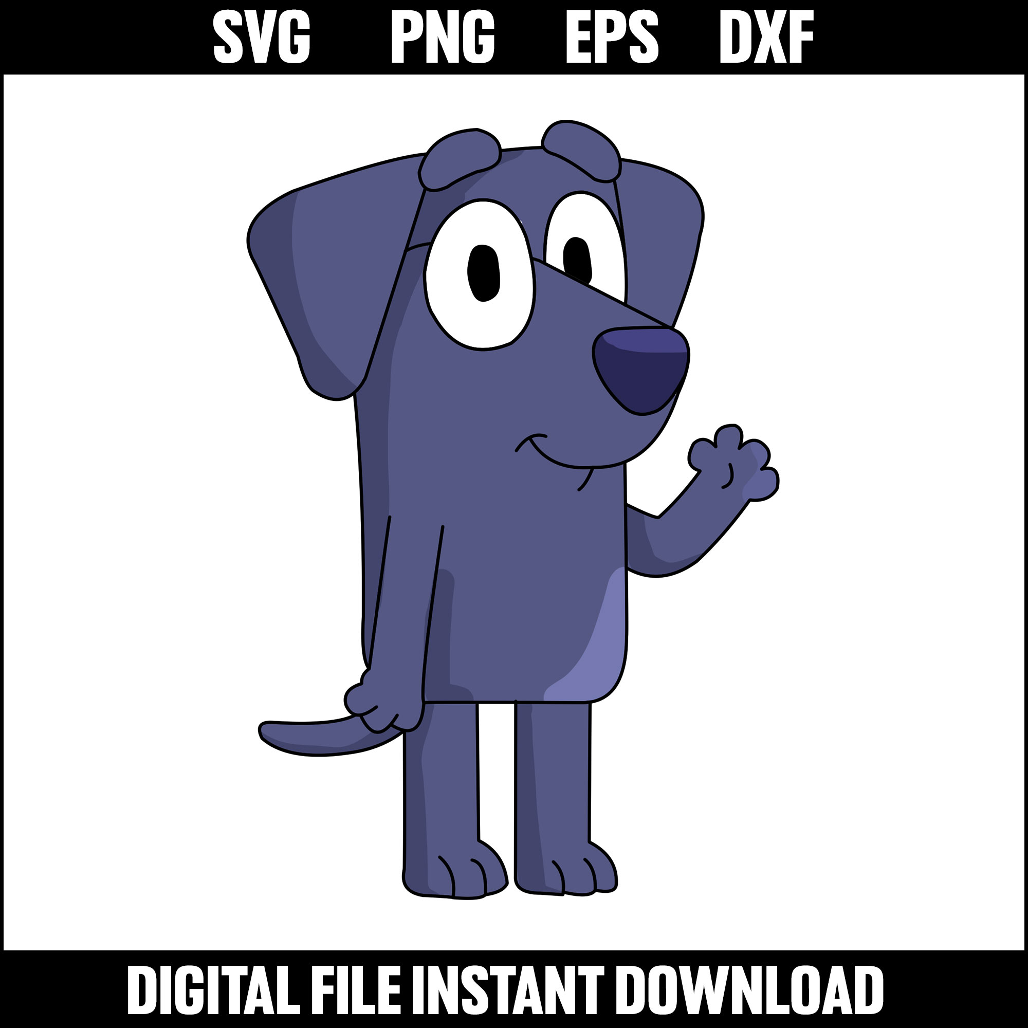 Bluey svg, Blue Dog Birthday svg, Blue Dog Family PNG, Blue | Inspire ...