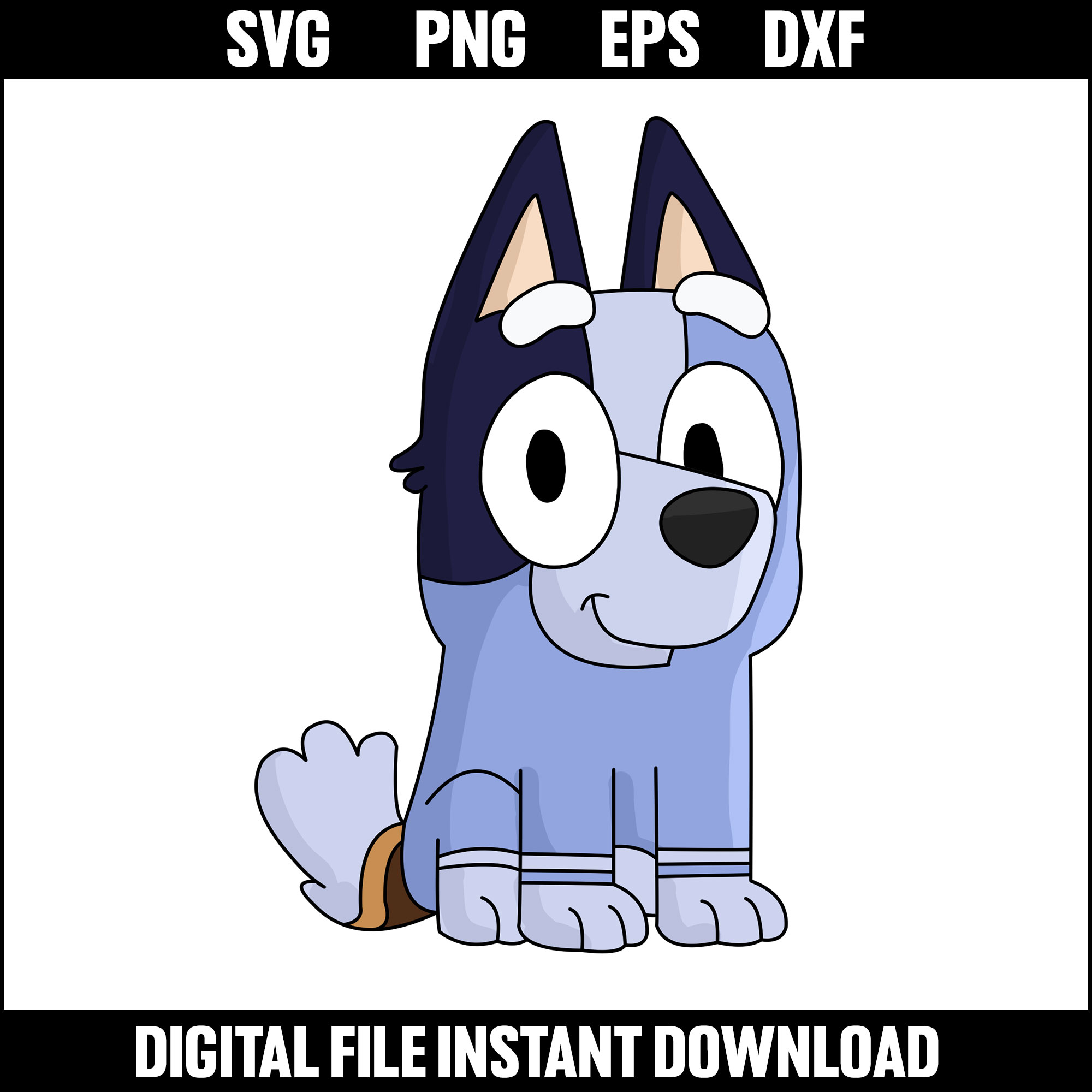 Bluey svg, Blue Dog Birthday svg, Blue Dog Family PNG, Blue - Inspire ...