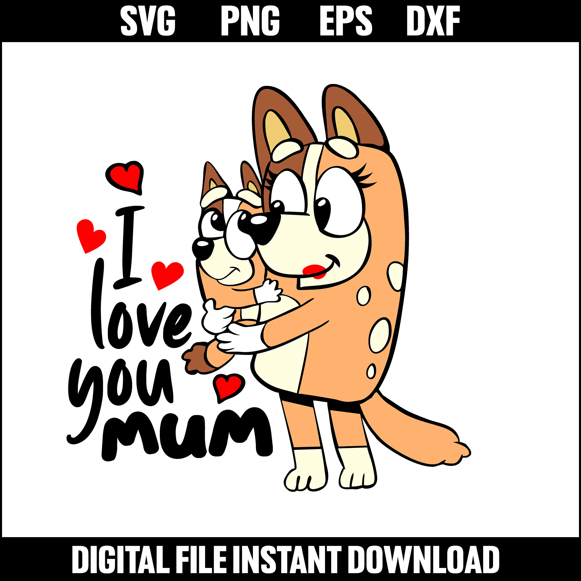 Bluey SVG,Bluey Font, logo Bluey, cartoon svg, Layer cut ver | Inspire ...