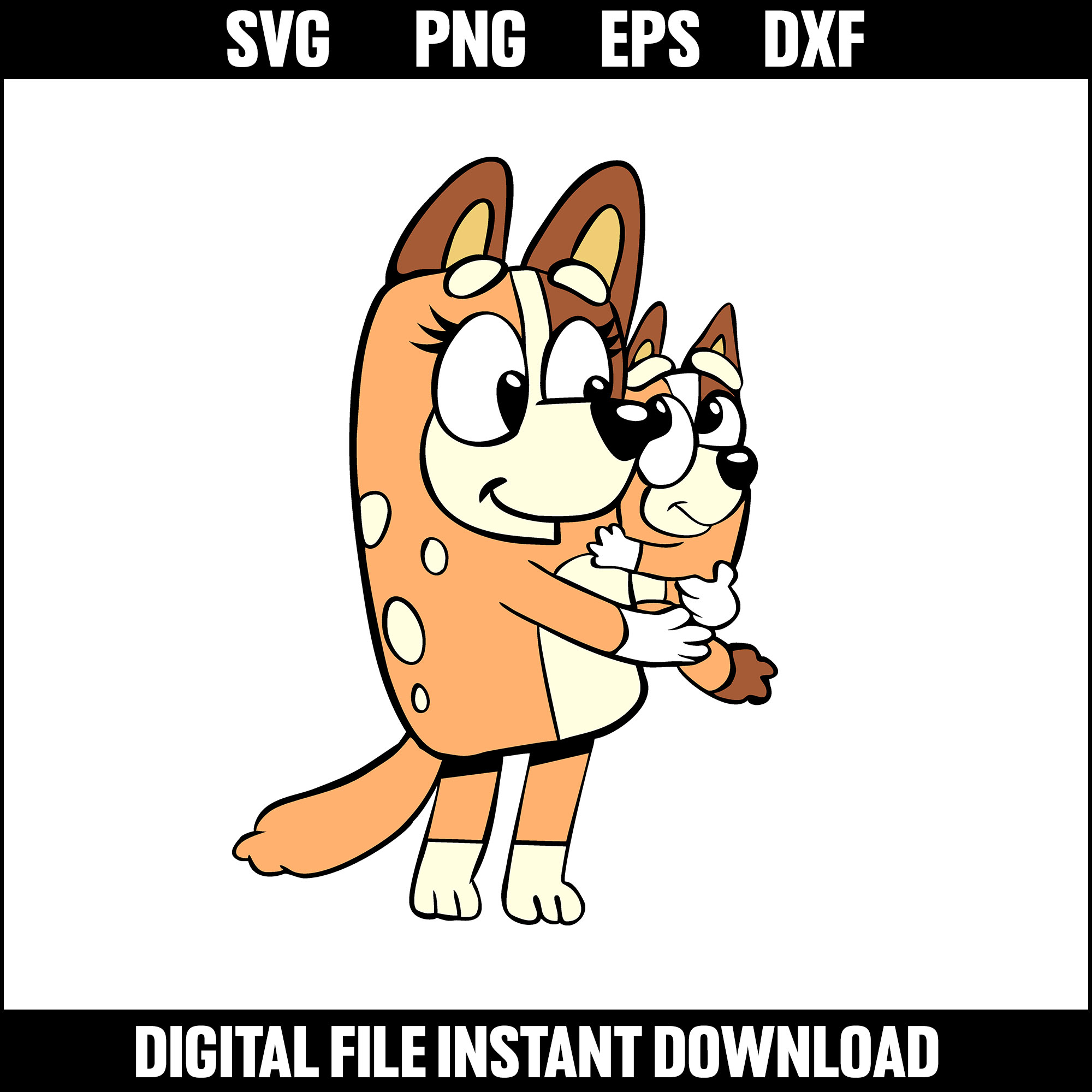 Bluey SVG,Bluey Font, logo Bluey, cartoon svg, Layer cut ver | Inspire ...