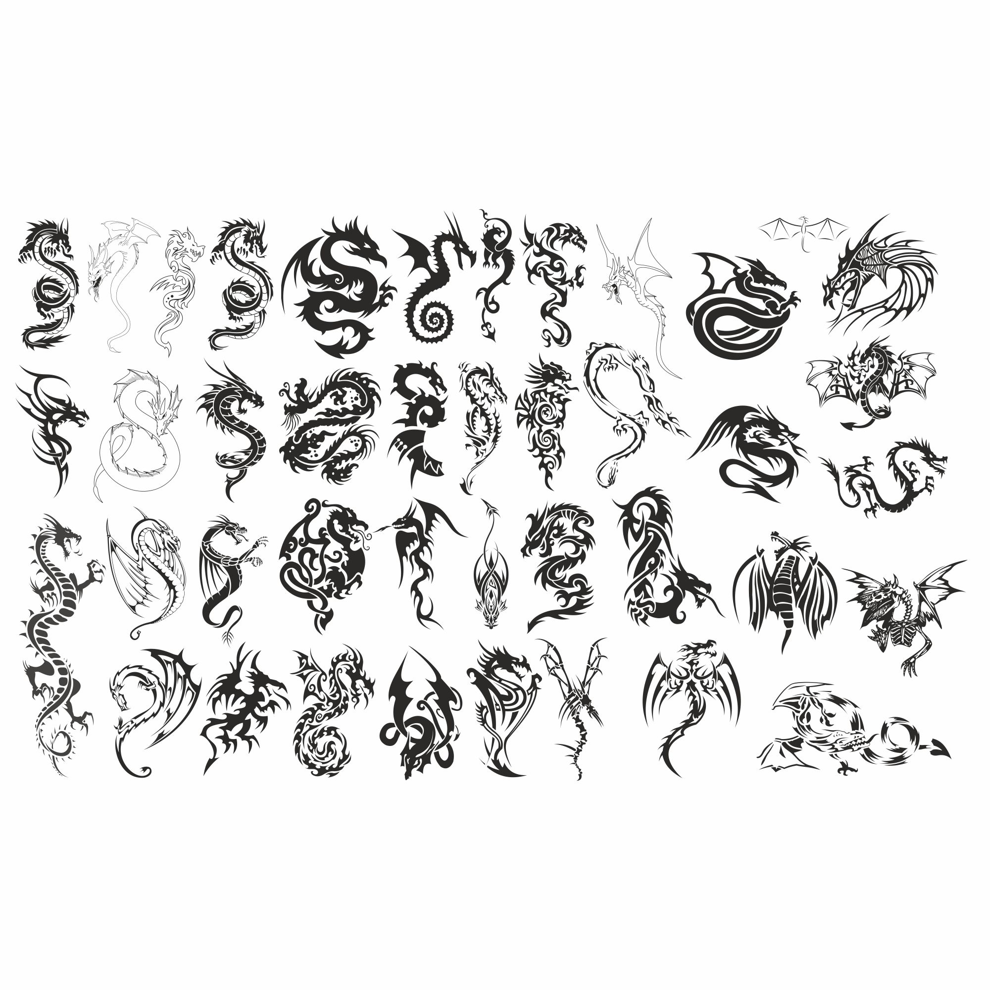 Dragon SVG, Fantasy Dragon SVG, Dragon Head SVG, Dragon Silh | Inspire ...