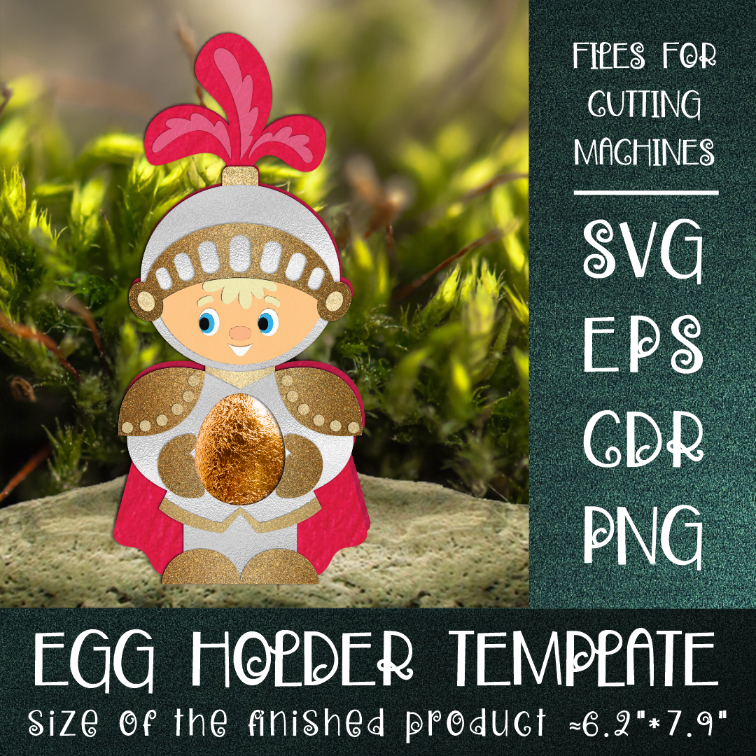 Knight Easter Egg Holder Template | Inspire Uplift