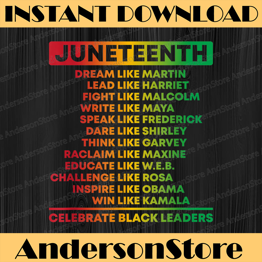 Juneteenth Celebrate Black Leaders African American History | Inspire ...
