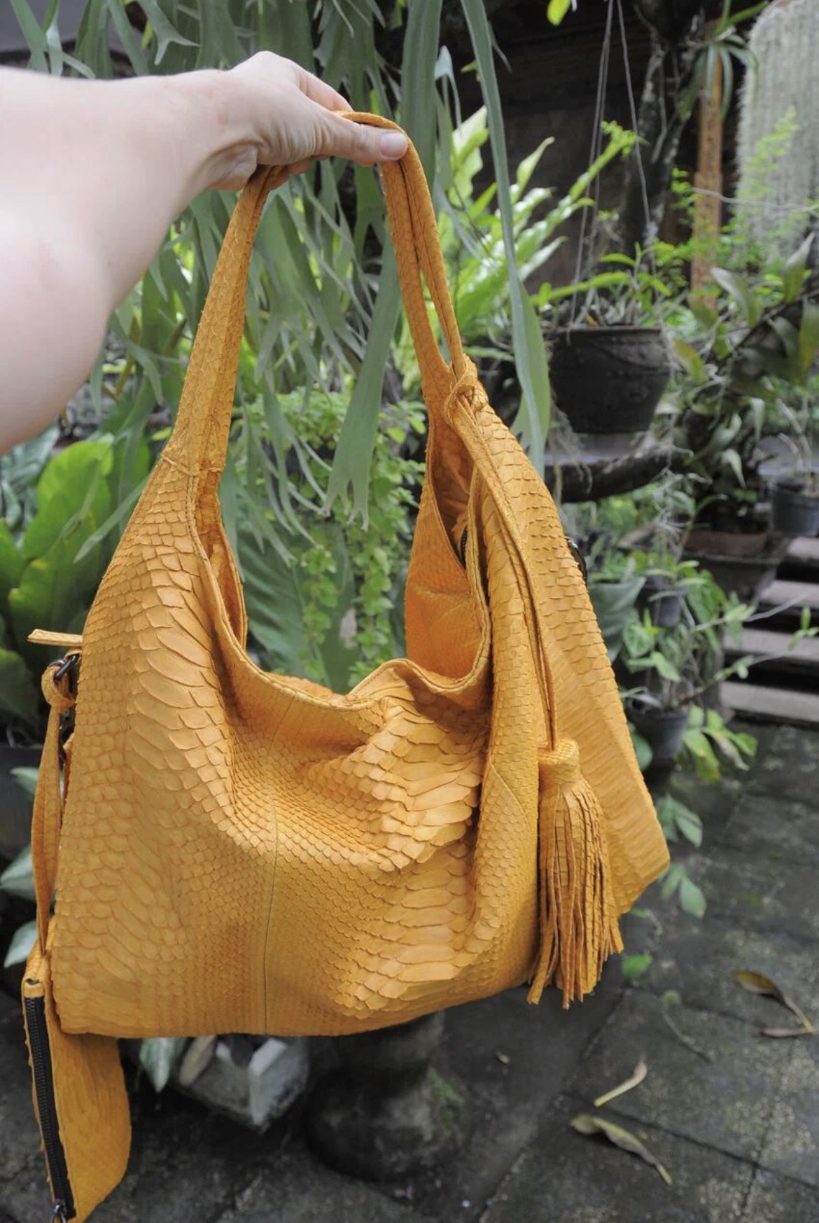 Big Soft Hobo Classy Sport Woman Bag | Purse Genuine Python | Inspire ...