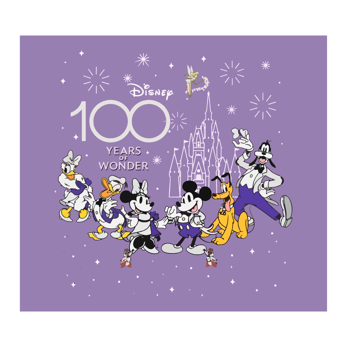 Retro Mickey Mouse And Friends Disney 100 Years Of Wonder Sv | Inspire ...