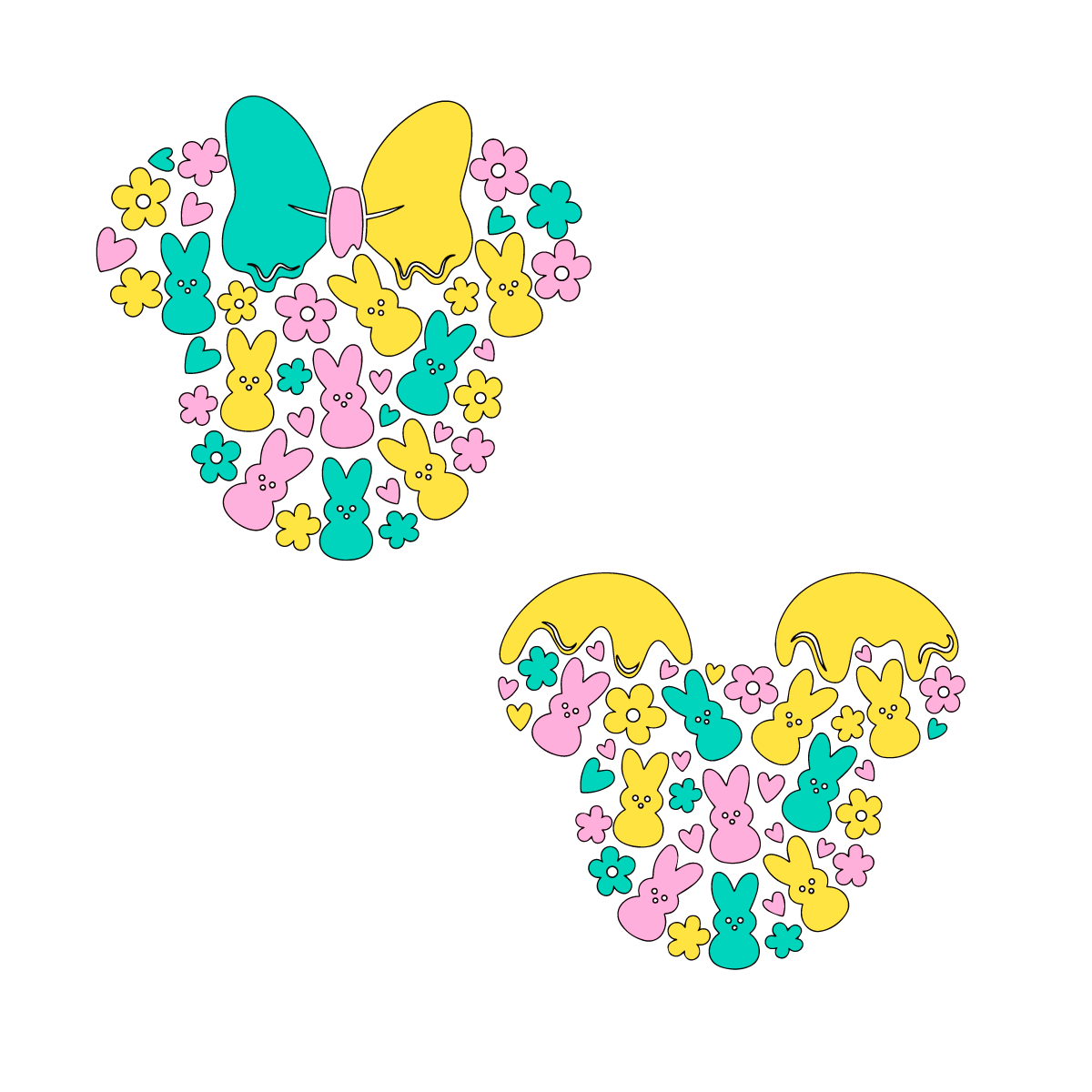 Easter Disney Mouse Mickey And Minnie Mouse Easter Day Svg | Inspire Uplift