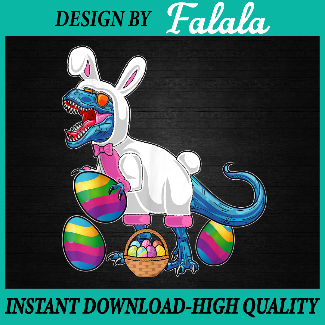 Easter Basket Bunny Dinosaur Png, Egg T Rex Kids Boys Png, E - Inspire ...