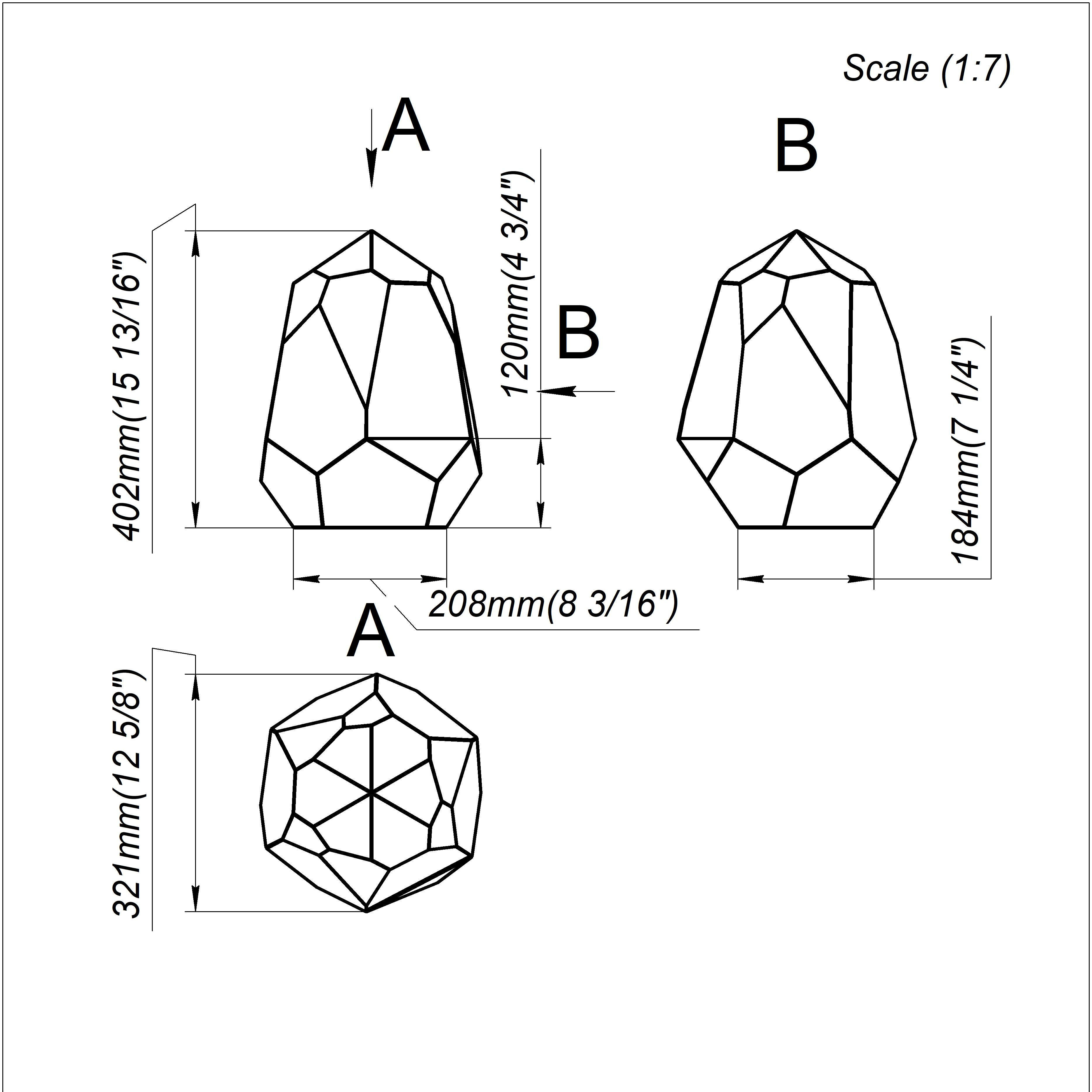 Project 511. Stained glass printable pattern. Brillant3d | Inspire Uplift