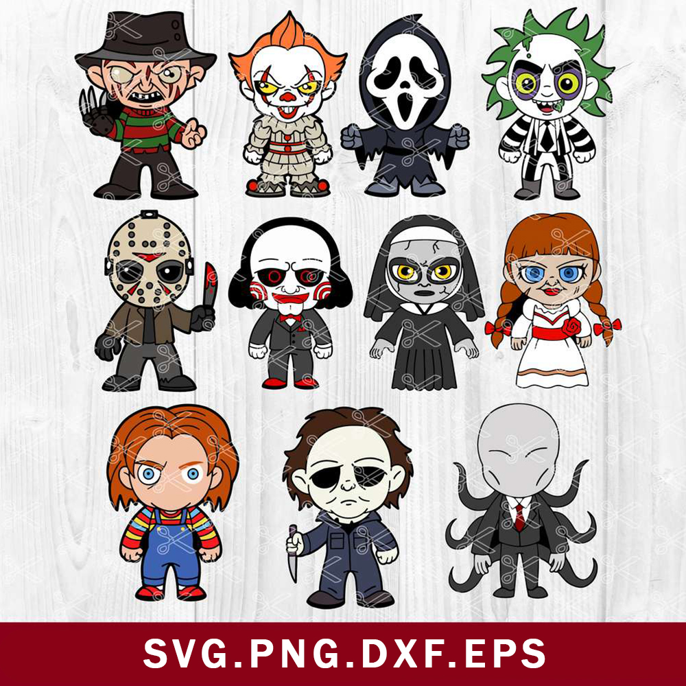 Bundle Horror Movies Svg, Horror Movies Characters Svg, Horr - Inspire ...