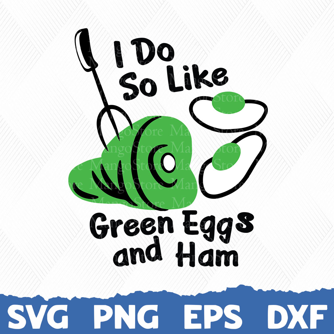 Green eggs and Ham, Dr Seuss Svg, Dr Seuss Cat In The Hat Sv | Inspire ...