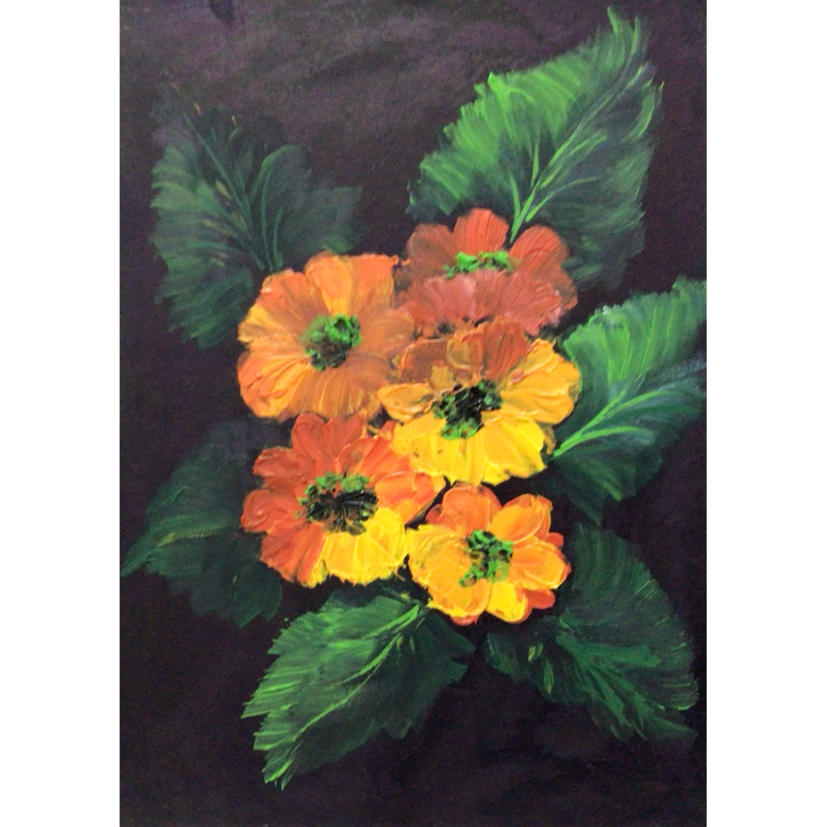 Primrose Painting Original Art Flowers Artwork Oil Painting - Inspire ...