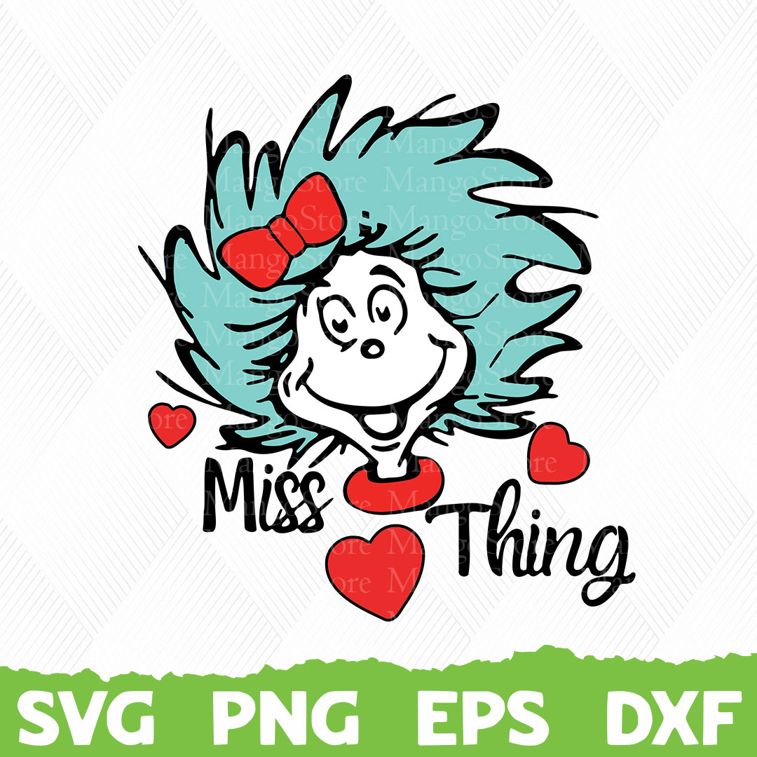 Miss thing svg, Dr Seuss Svg, thing 1 svg, thing 2 svg, Dr - Inspire Uplift