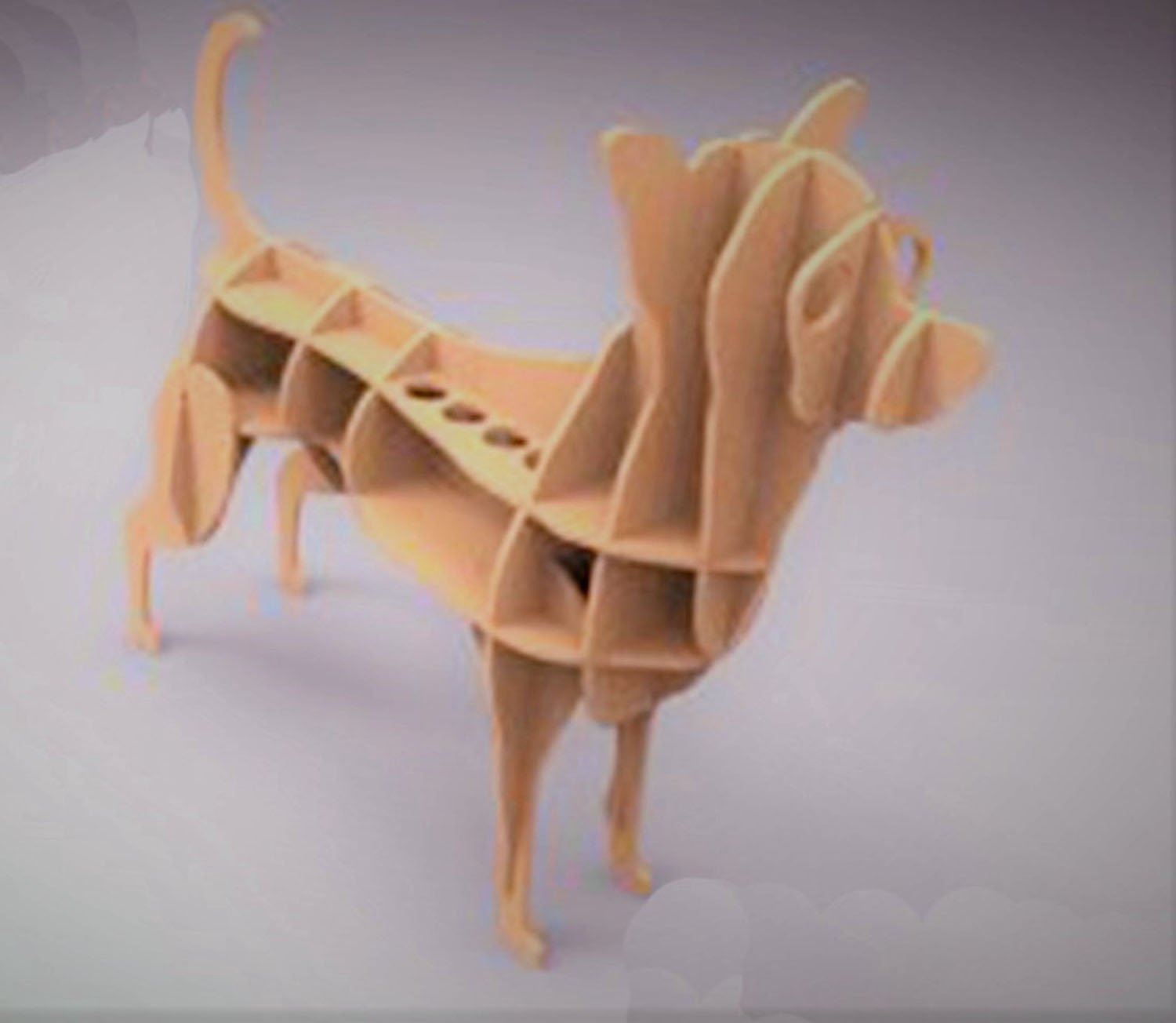 Digital Template Cnc Router Files Cnc Dog Files for Wood Las | Inspire ...