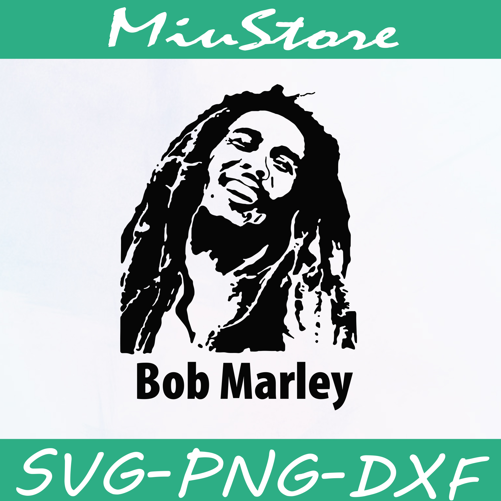 Bob Marley Rasta SVG, Music Jamaica Rasta SVG,png,dxf,clipar | Inspire ...