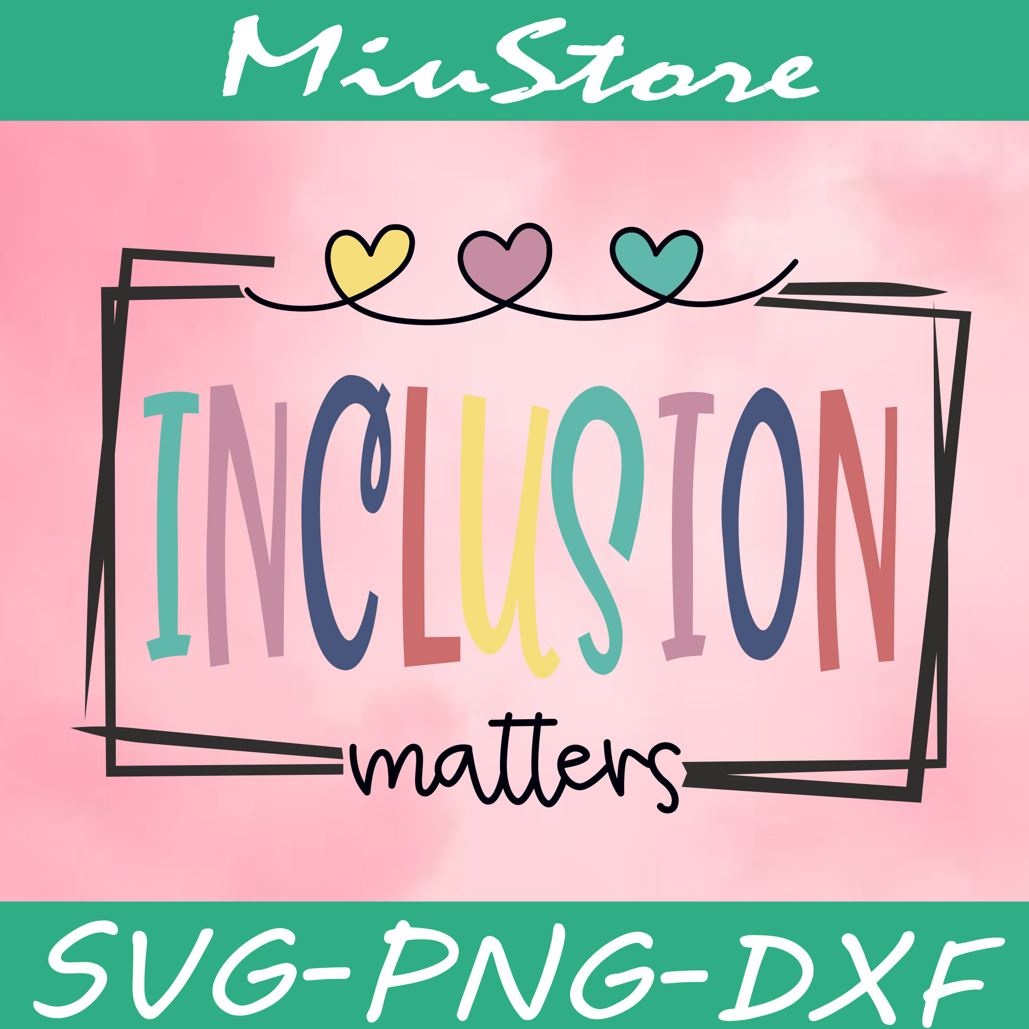 Inclusion Matters SVG, Autism Awareness SVG, Sped Teacher SV | Inspire ...