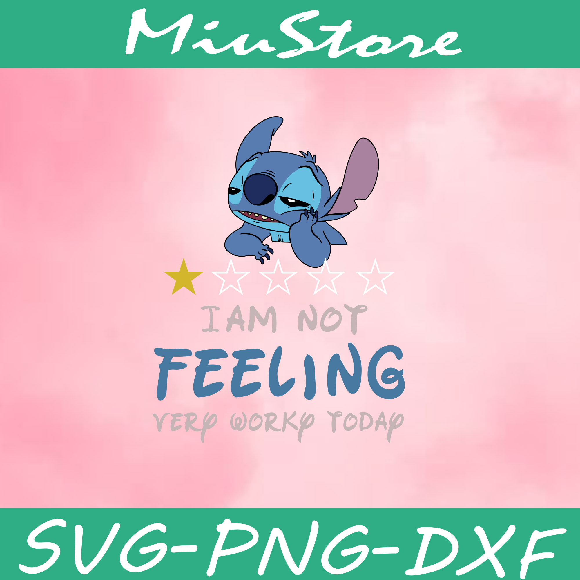 Stitch Im Not Feeling Very Worky Today SVG, Stitch Vote SVG, - Inspire Uplift