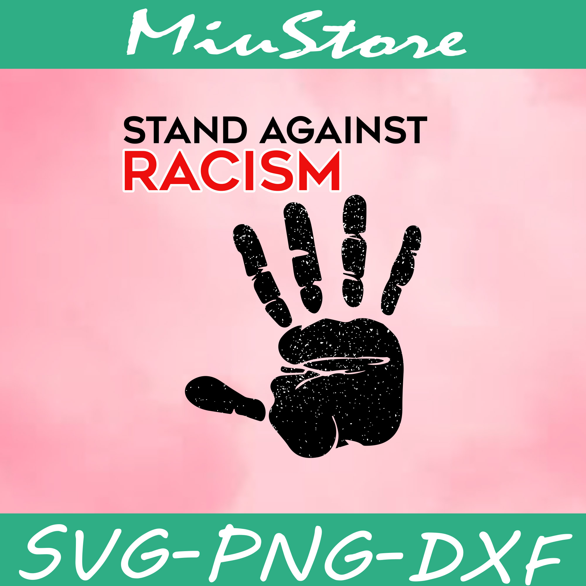 Stand Against Racims Svg, Handprints Svg, Anti Racism Svg,pn | Inspire ...