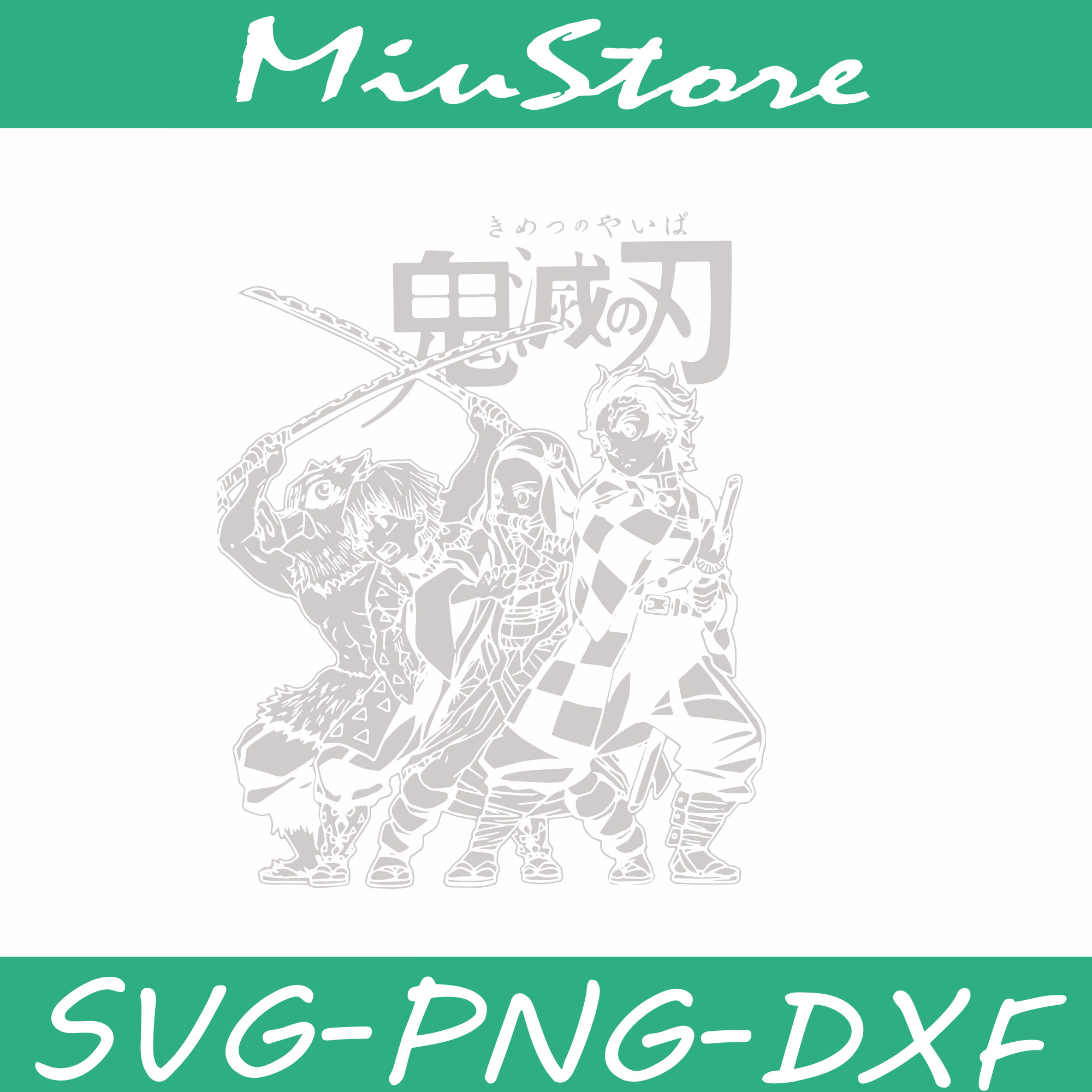 Demon Slayer Svg,png,dxf,cricut | Inspire Uplift