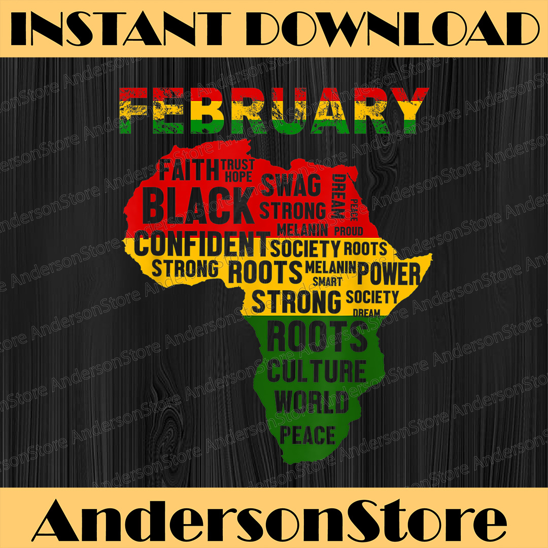 Black History Month African Map Colors Juneteenth, Black His - Inspire ...