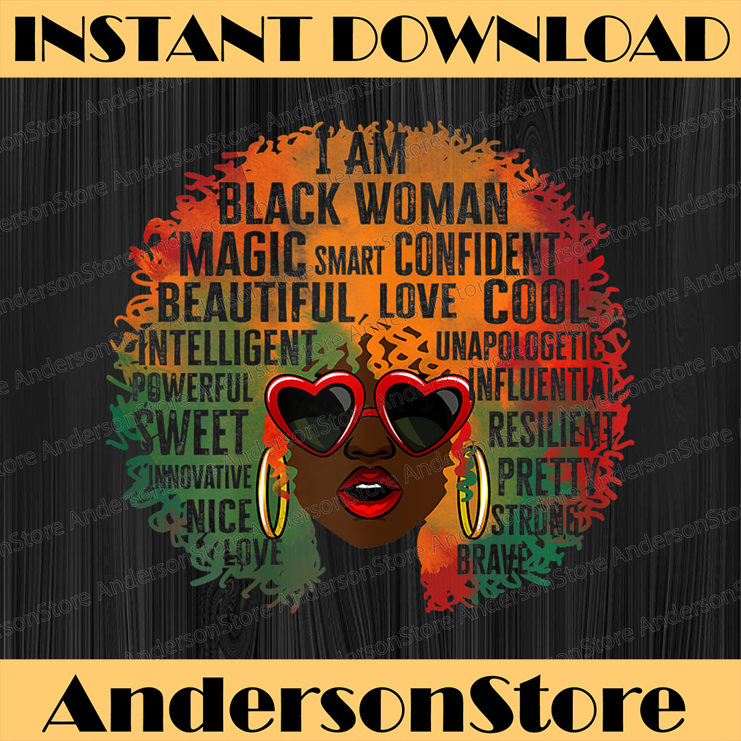 African-American Queen I Am Black Woman History Month Pride | Inspire ...