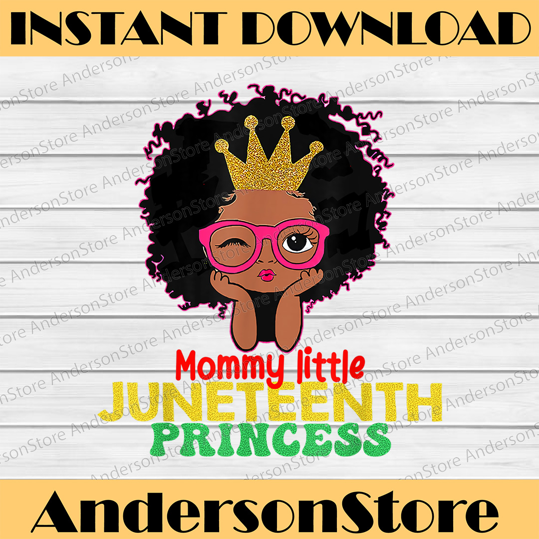 Mommy Little Juneteenth Princess Celebrate 19th Black Girl J | Inspire ...