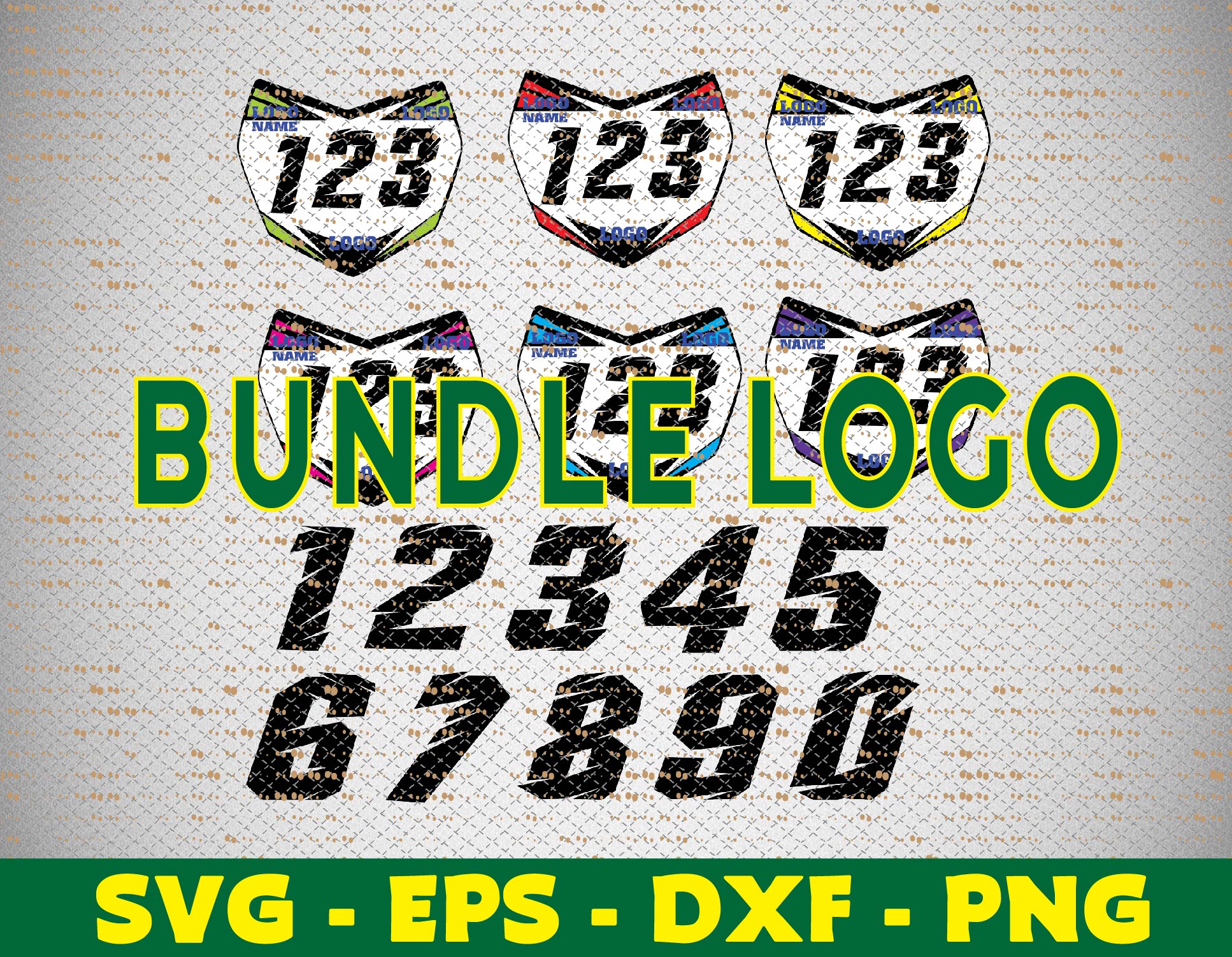 Motocross Racing Plate, Bike Racing Plate, svg, png, eps, dx | Inspire ...