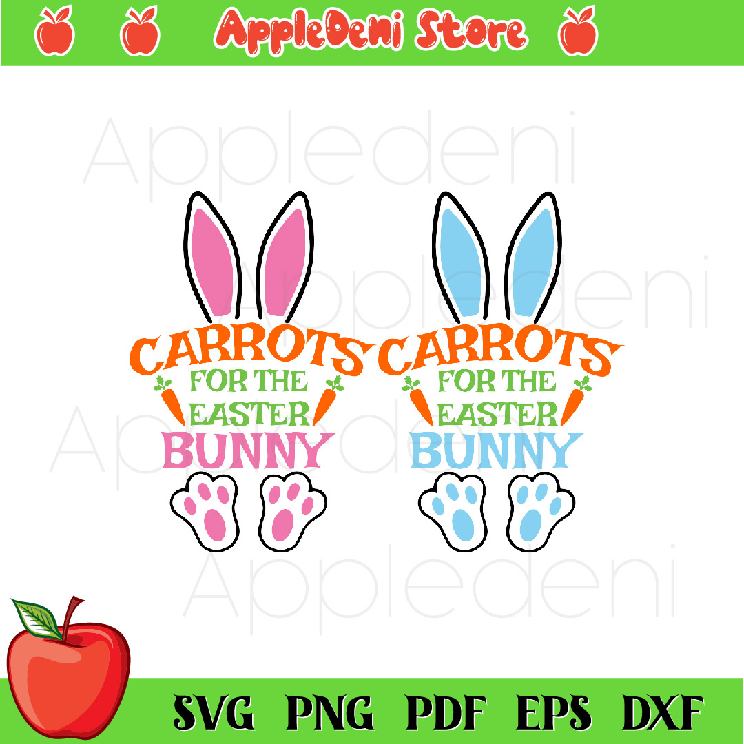 Carrots for the Easter Bunny SVG, Easter Svg, Bunny Svg, Cut | Inspire ...