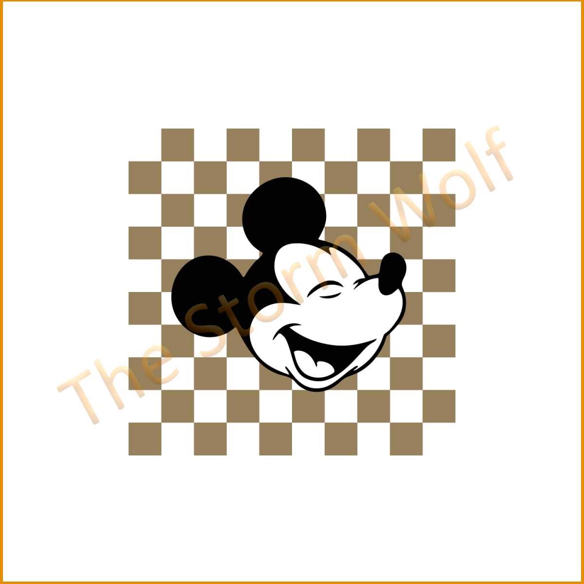 Mickey Checkered Disney Vintage Svg Graphic Designs Files | Inspire Uplift