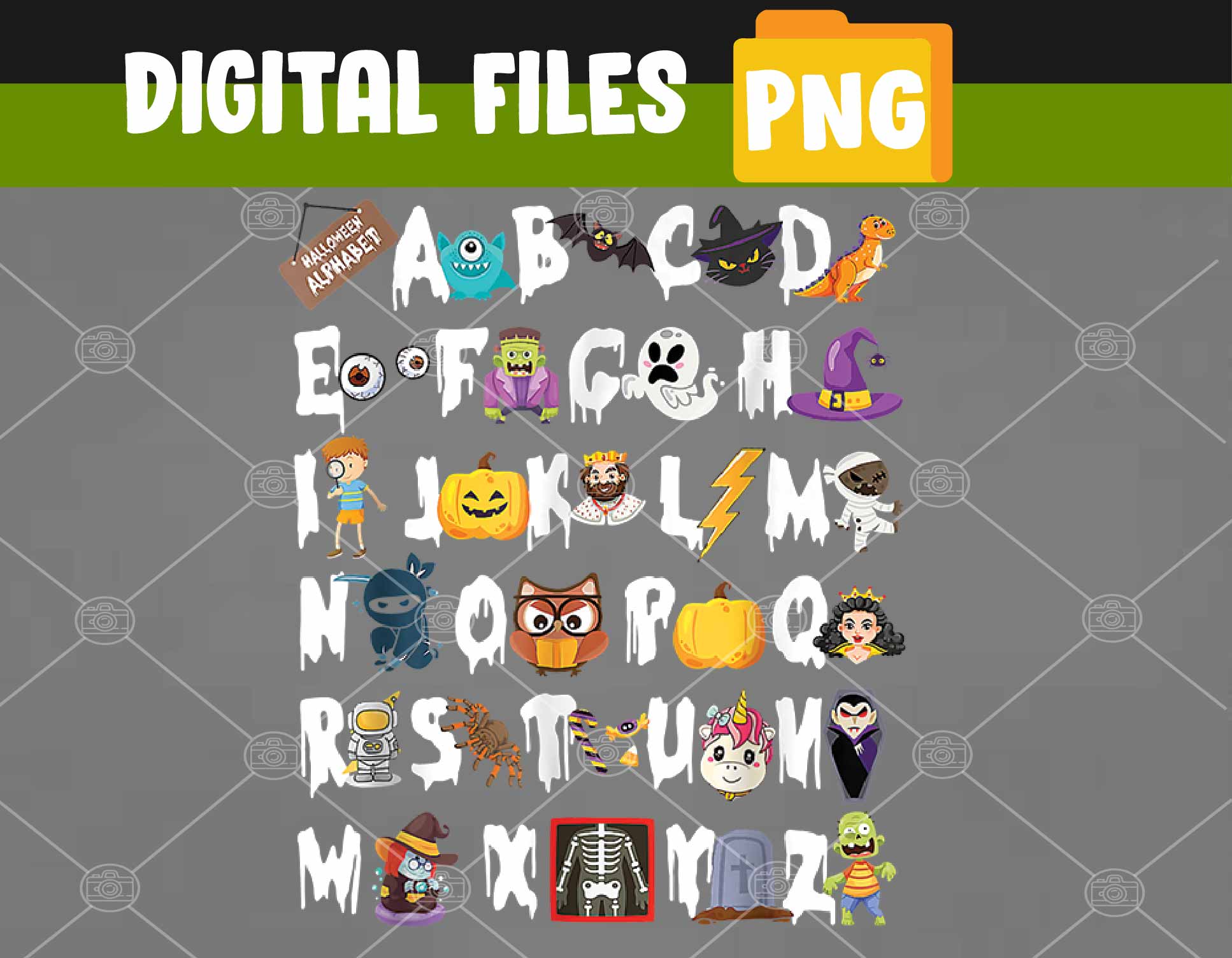 ABCs Learning Kindergarten Teacher Funny Halloween Alphabet | Inspire ...