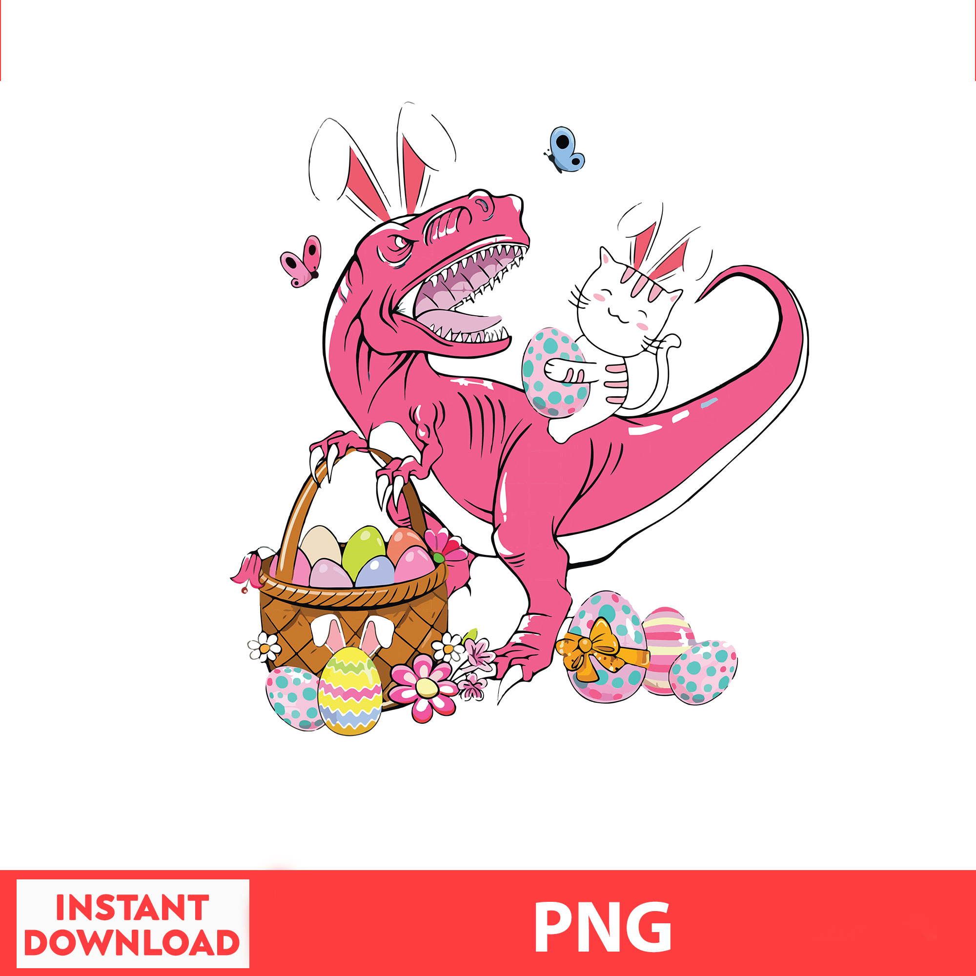 Dino Prehistoric Day Png,Easter Bunny Png, Easter Kids, East | Inspire ...